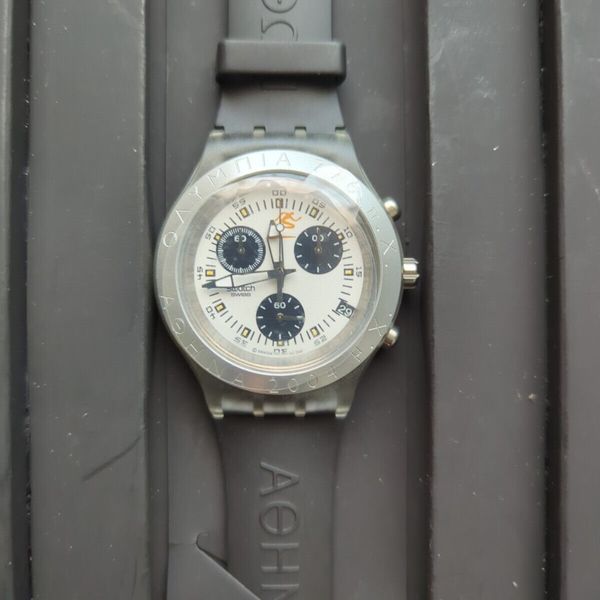 2003 Swatch Irony Diaphane, Swiss Made Quartz Watch. Athens 2004 Olympic Games | WatchCharts ...