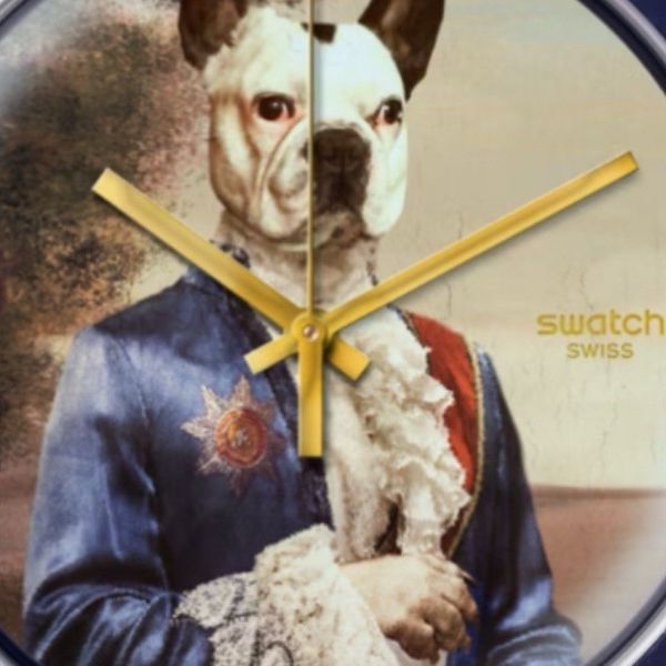 Limited Edition SWATCH Watch SIR DOG SUON120 41mm NEW Gent Old Stock ...