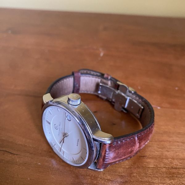 Christopher Ward Automatic Watch, Brown Leather Strap, Swiss Made, 25 ...