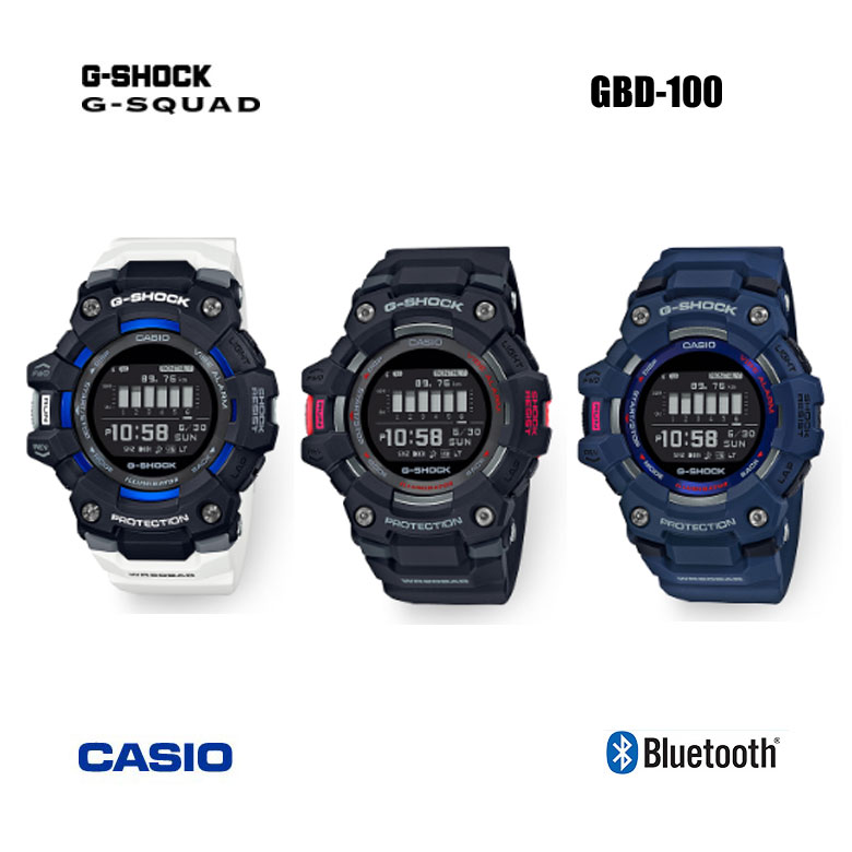 Casio GBD-100 G-shock G-SQUAD watch casio G squad G shock golf watch ...