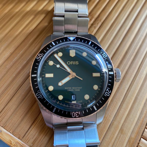 [WTS] Oris Divers 65 - 40mm - Green Dial / Bronze Bezel | WatchCharts ...