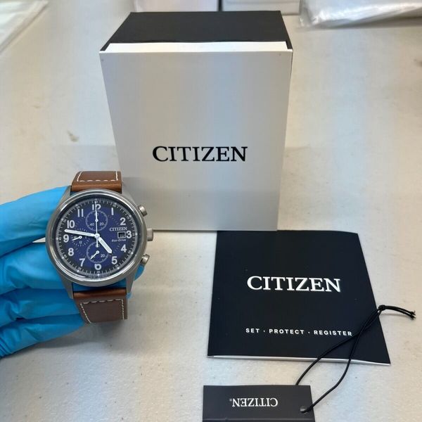 Citizen Men's Eco-Drive Weekender Garrison Chronograph Field Watch ...