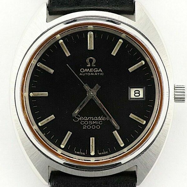 1970's Vintage Omega Seamaster Cosmic 2000 Ref: 166.0128 166.128 DATE ...