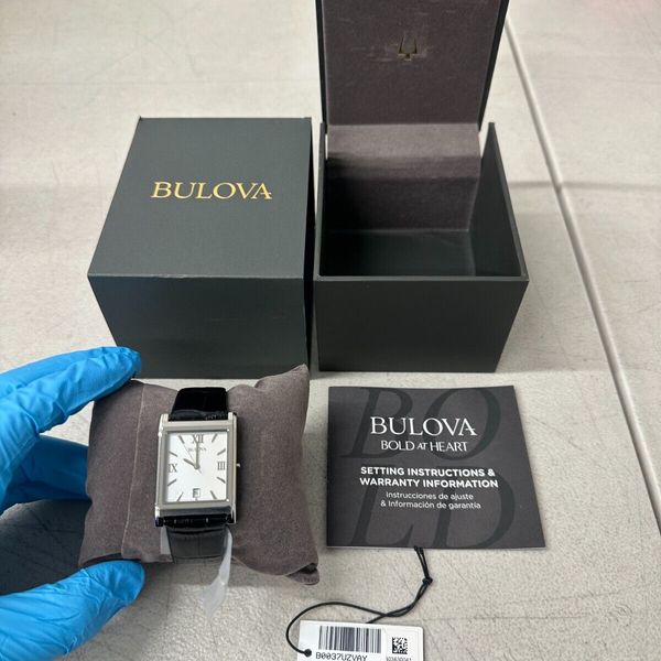 Bulova Men's Classic Calendar Tang Clasp Quartz Black Leather Watch ...