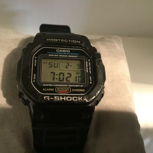 Casio Vintage DW-5600E 1545 G-Shock Watch, New Battery | WatchCharts