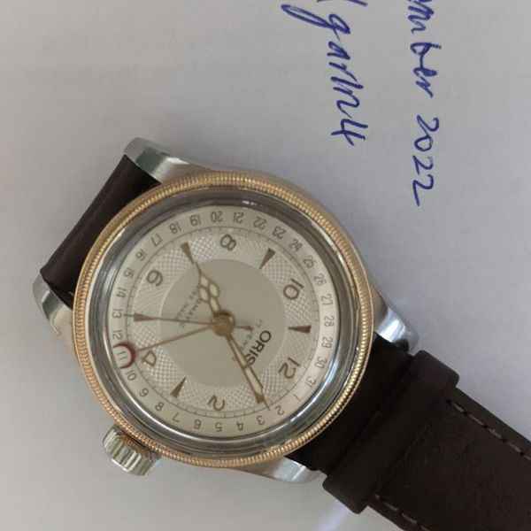 [WTS] ORIS Big Crown Automatic Pointer Date 32mm Gold Plated Bezel 7558 ...