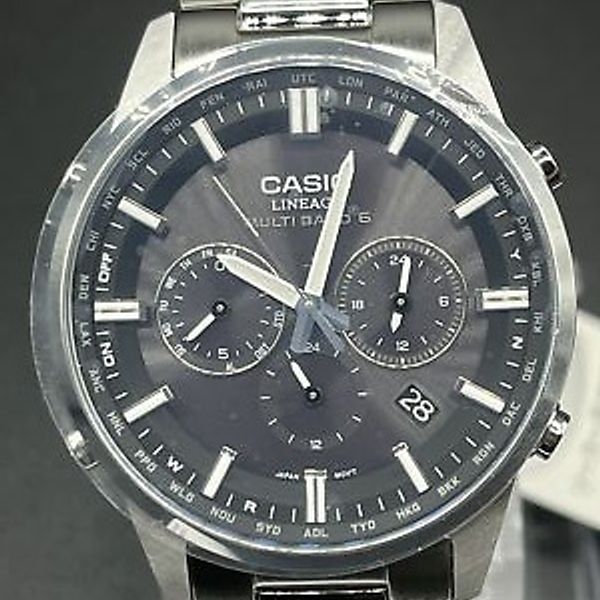 CASIO LINEAGE LIW-M700D-1AJF Multiband 6 Solar Radio Men's Watch in Box ...