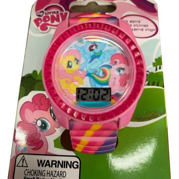 My Little Pony Kids stretch band LCD Watch | WatchCharts Marketplace