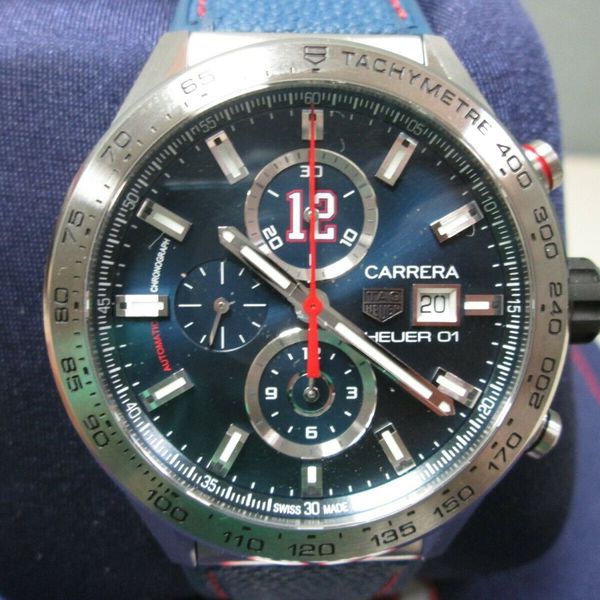 Tag Heuer Carrera Tom Brady Limited Edition Chronograph CAR201R.FT6120 ...