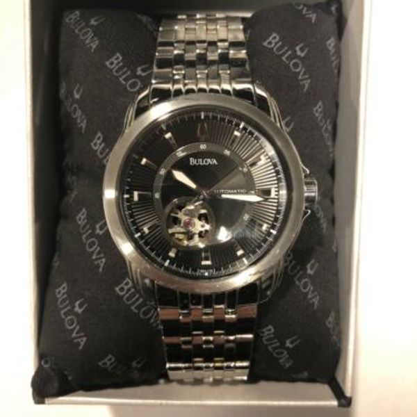 Bulova mens watch automatic Model C877597 96A100 Gray Dial ...