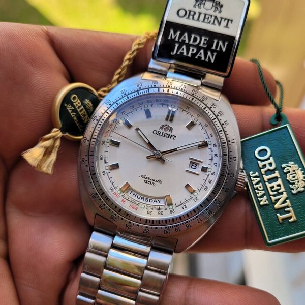 ORIENT Sliderule Day Date CEV0K001NT Set | WatchCharts Marketplace