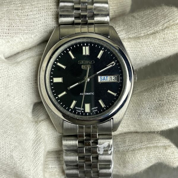 Vintage Seiko 5 Automatic Mens Watch Day / Date 7009 Japan | WatchCharts Marketplace