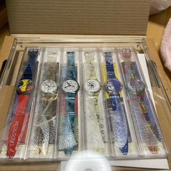 Swatch Artist Collection Vintage Watch Set Analog Limited Tachibana ...