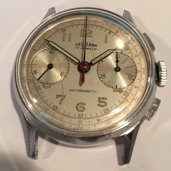 [WTS] 1940's Delbana Chronograph In Stainless Steel | WatchCharts