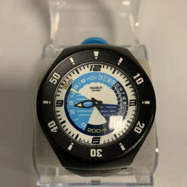 Swatch Fun Scuba SUGB 102 Dolphin Whistle | WatchCharts Marketplace