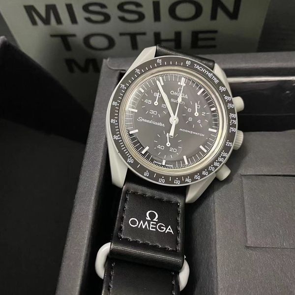 New Swatch x Omega Bioceramic Moonswatch Mission To The Moon Watch ...