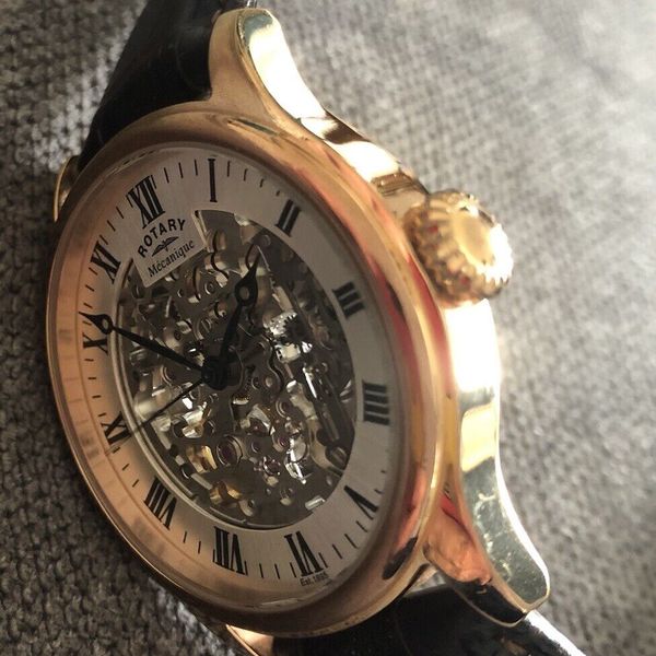 Rotary Automatic Skeleton Mecanique Watch | WatchCharts Marketplace