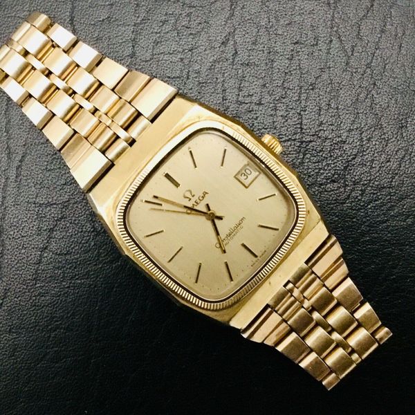 Omega Constellation TV Dial Hooded Lugs - Rare Fluted Bezel (very few ...