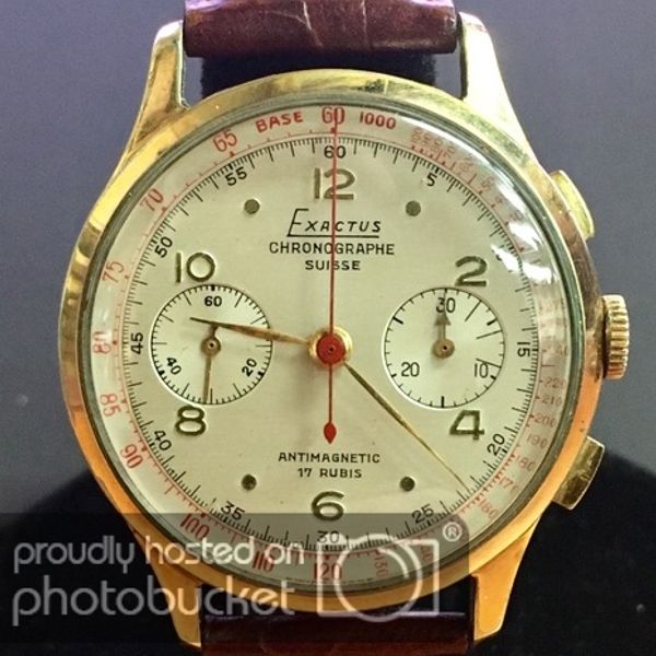 FRIDAY GARAGE SALE - Large, Vintage EXACTUS Chronographe Suisse ...