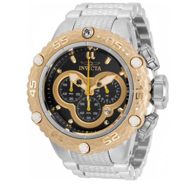 Invicta Subaqua Noma VI Men's Black Dial Gold 51mm Chronograph Watch ...