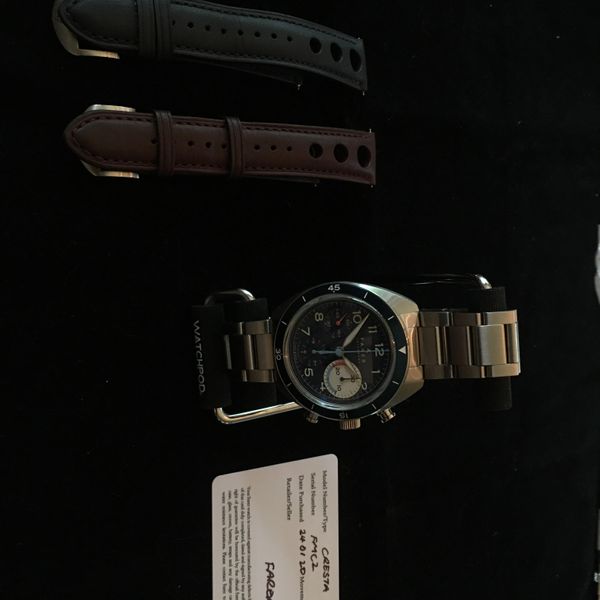 FS: Farer Cresta Hand Wind Chronograph | WatchCharts Marketplace