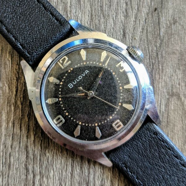 Vintage 1956 BULOVA "Senator FW", US Zone of Germany, 17-Jewel Swiss ...
