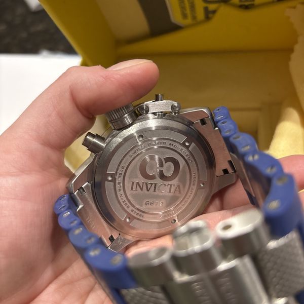 Invicta Corduba Diver Swiss Chronograph Blue Face Men's Watch 6672 ...