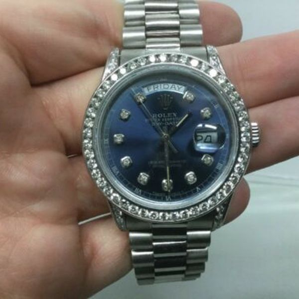 Rolex President Day Date 18K WG, SER X302086, MODEL 18039 | WatchCharts