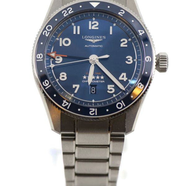 Longines Spirit Zulu Time 42 Blue (L3.812.4.93) Market Price | WatchCharts