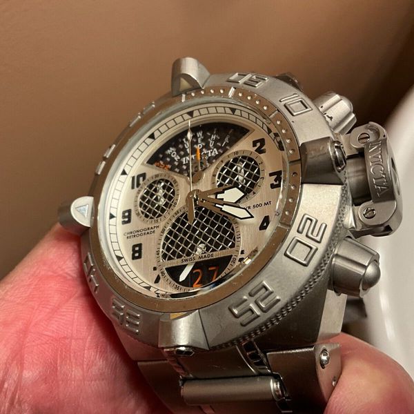 INVICTA SWISS MADE SUBAQUA NOMA IV MODEL 16307 SWISS CHRONO RETROGRADE ...