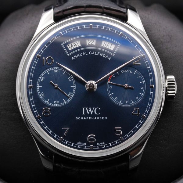 FSOT: IWC Portugieser Annual Calendar - IW503502 - Stainless - 42mm ...
