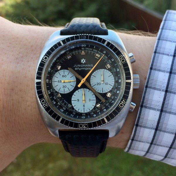 FS: vintage Junghans Olympic diver chronograph (inverse panda ...