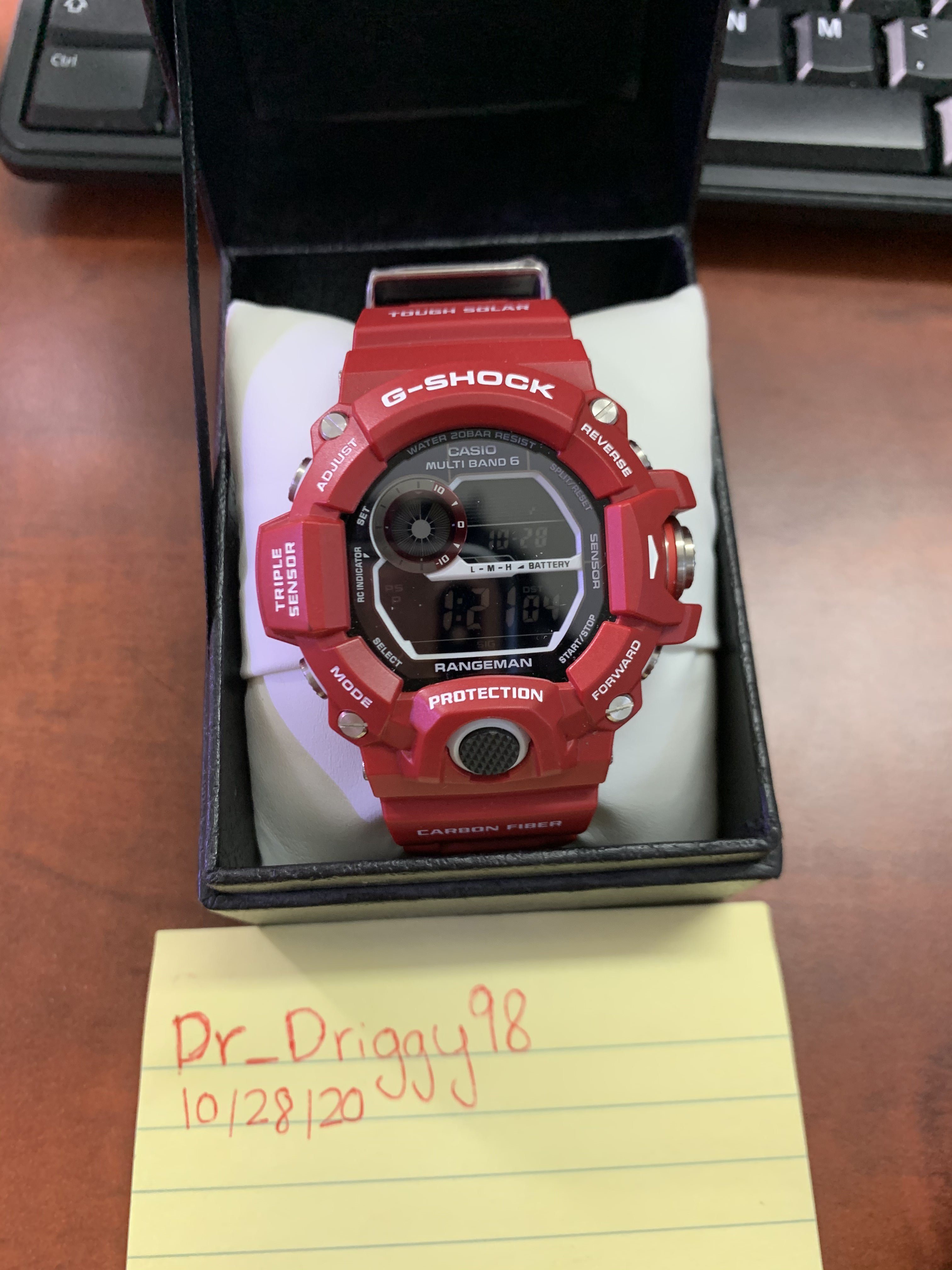 [WTS] Casio G-Shock GW-9400RD-4JF RANGEMAN ''MEN IN RESCUE RED ...
