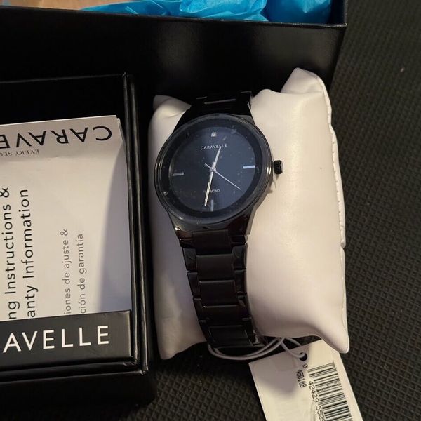 Bulova Caravelle Men's Modern 3-Hand Quartz Stainless Steel Watch ...