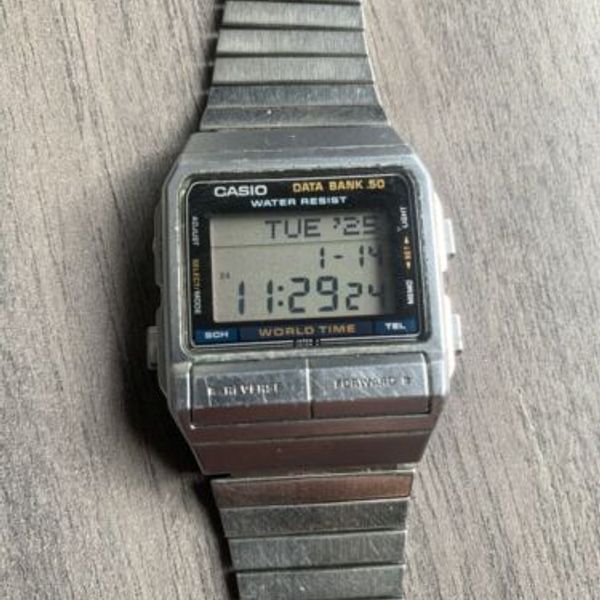 Vintage Casio Db 520 Digital Databank Watch Working Order. | WatchCharts Marketplace
