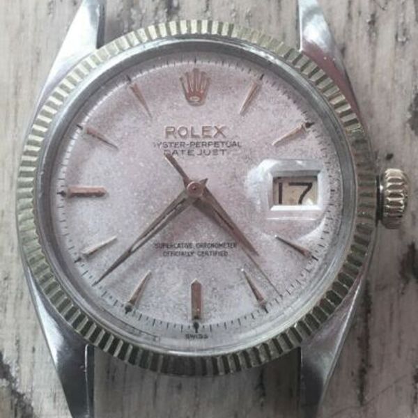 ROLEX OYSTER PERPETUAL DATEJUST REF.6605 CAL. 1066 BUTTERFLY ROTOR ...