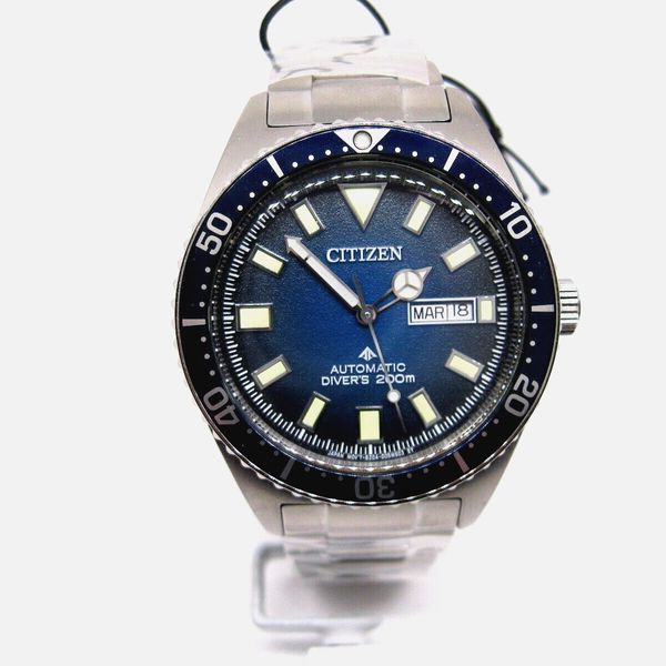 Citizen Promaster Blue Dial Silver Tone Automatic Men's Diver Watch ...
