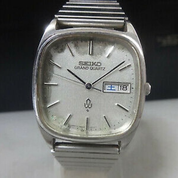 Vintage 1975 SEIKO Quartz watch [GRAND QUARTZ] 4843-5010 for parts ...
