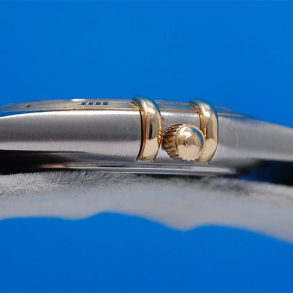 Mens Omega Constellation 18K Gold Full Bar & SS Watch - Gold Dial ...
