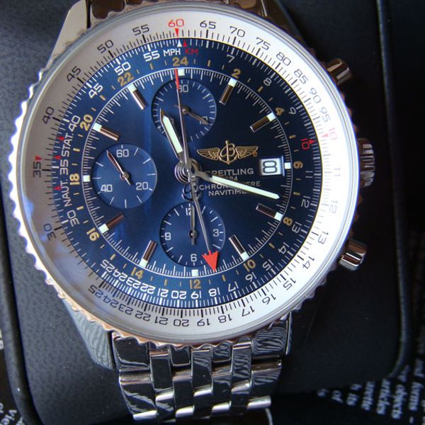 FS- Breitling Navitimer World - mint with boxes and paperwork ...