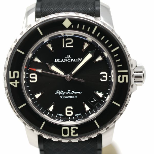 FS: Pre-Owned Blancpain Fifty Fathoms Automatique 5007 1130 B64A ...