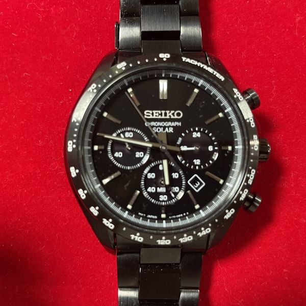 Seiko Chronograph Menâ s Solar Automatic Watch, SBPY 169 | WatchCharts ...