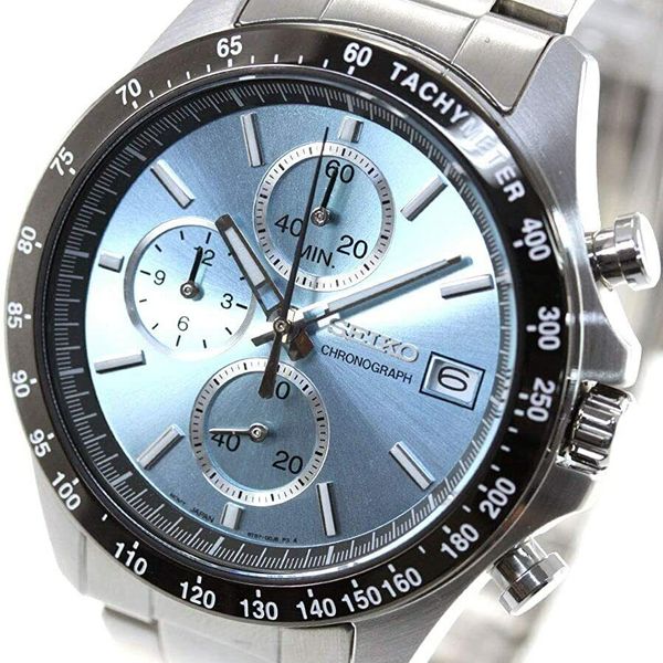 Seiko Spirit SBTR029 Stainless Steel Chronograph Men`s Watch New From ...