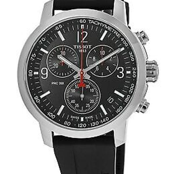 Tissot PRC 200 T-Sport Chronograph Tachymeter Quartz Divers 200M Mens Watch | WatchCharts ...
