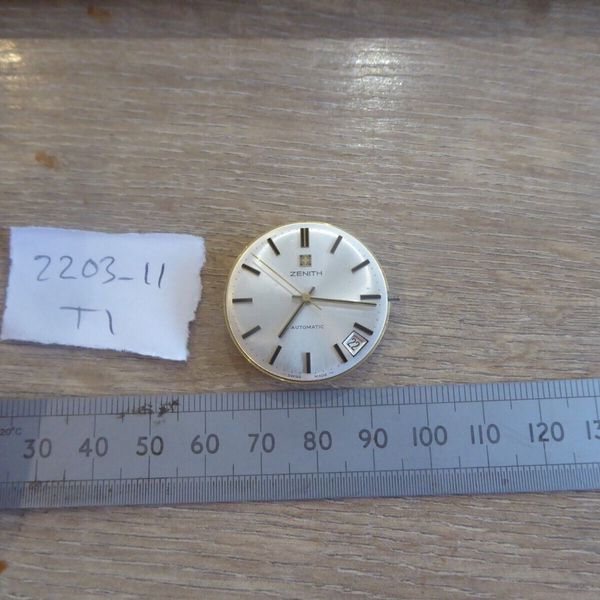 VINTAGE ZENITH AUTOMATIC GENTS 17 JEWELS WRISTWATCH MOVEMENT WORKING ...