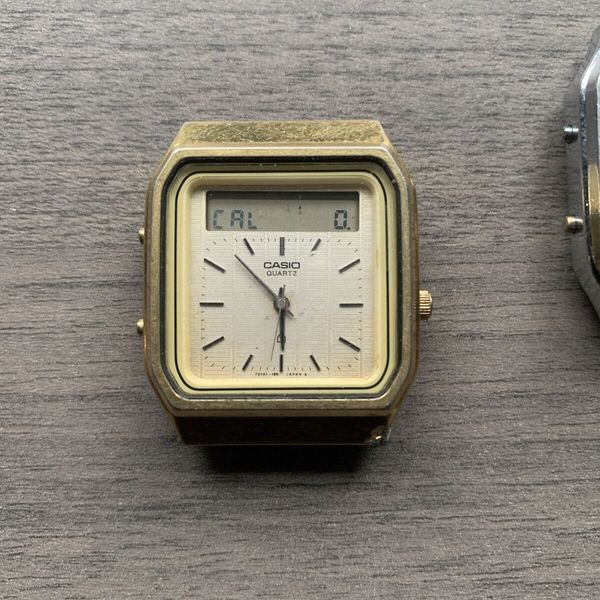 2x Vintage Casio Ana Digi Touch Calculator Watches For Spares At 552 ...