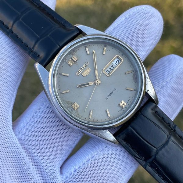 Vintage Seiko 5 Automatic Beautiful Made in Japan Mens watch 6309-513A | WatchCharts Marketplace
