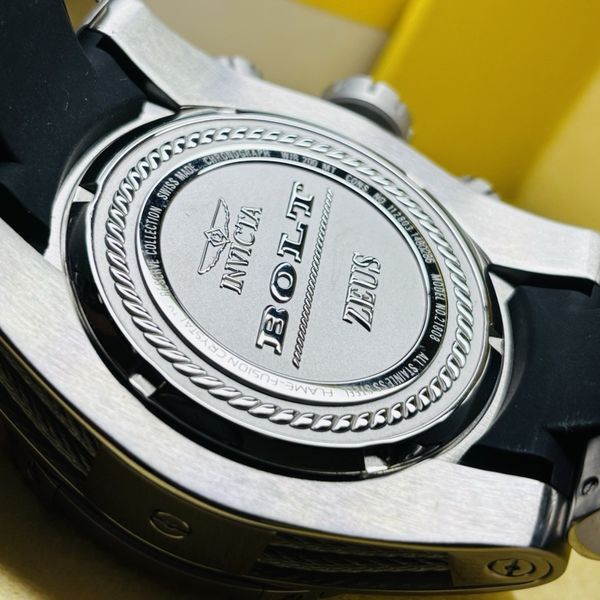 Invicta Bolt Zeus Swiss Made Chronograph Steel Watch-REF.21808-116 ...