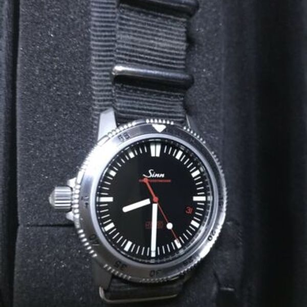 Sinn EZM 2 Hydro Mens 41mm Stainless Steel Quartz Diver Overhauled At ...