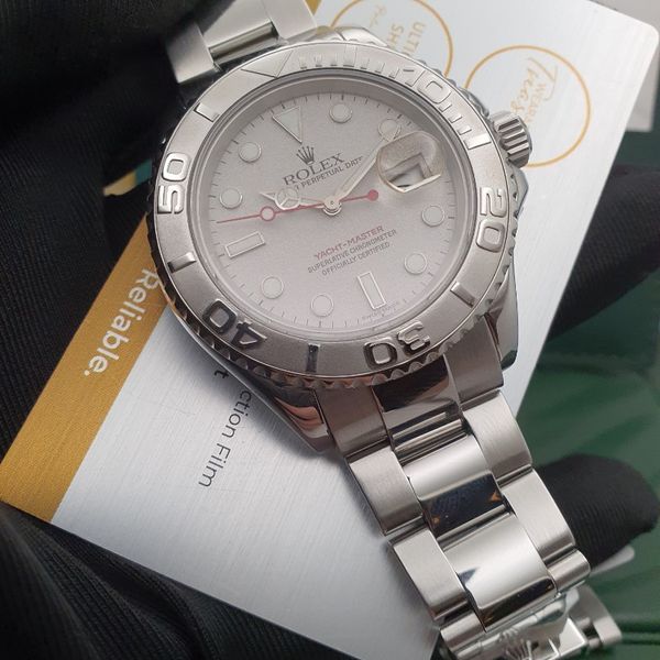 2004 Rolex Yachtmaster 16622 40mm platinum luxury men watch sports ...